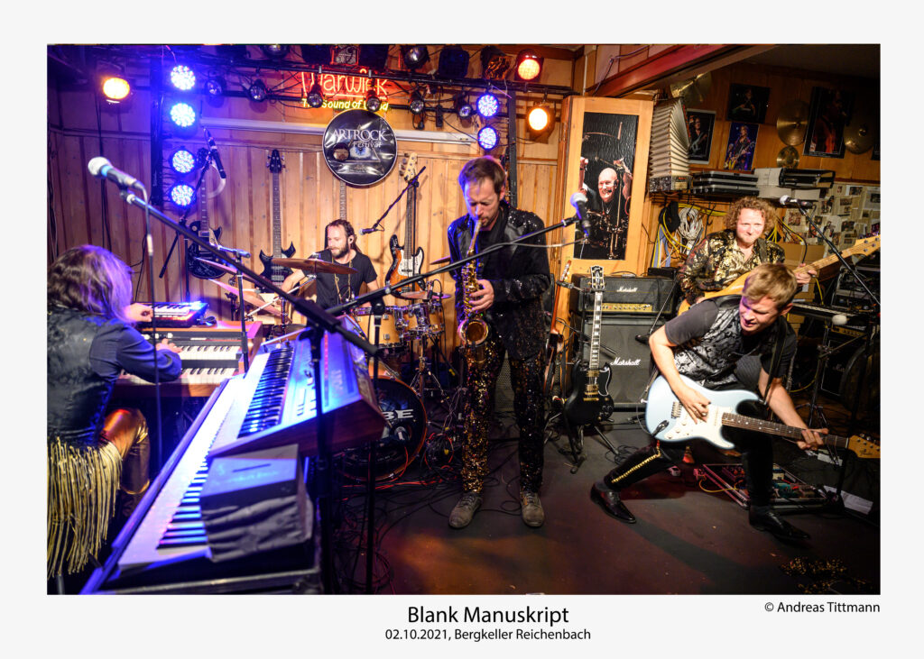 Livebericht: Blank Manuskript - Bergkeller Reichenbach 02.10.2021 - STONE PROG