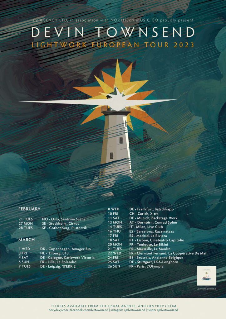 "Lightwork" Tour 2023 - Devin Townsend - STONE PROG