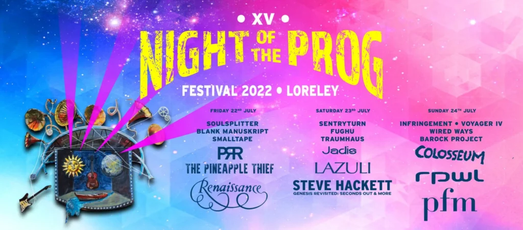 Das Lineup für die 12. "Night Of The Prog" steht - STONE PROG