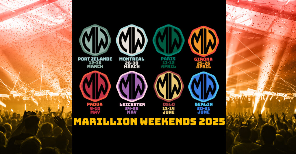 Vorschau: Marillion Weekends 2025 - STONE PROG